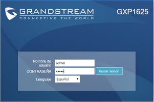GRANDSTREAM GXP1610, GXP1625 & GXP1630: MANUAL DE CONFIGURACIÓN